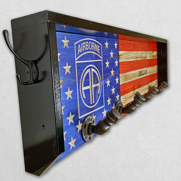 Custom Logo Gear Rack - Coat Rack – Breacher Rustics- Stand For Something