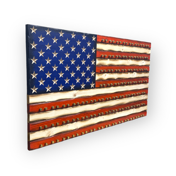 9mm Casing Challenge Coin Flag – Breacher Rustics- Stand For Something